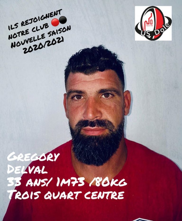 Grégory Delval – US Dole – Union Sportive Doloise Rugby